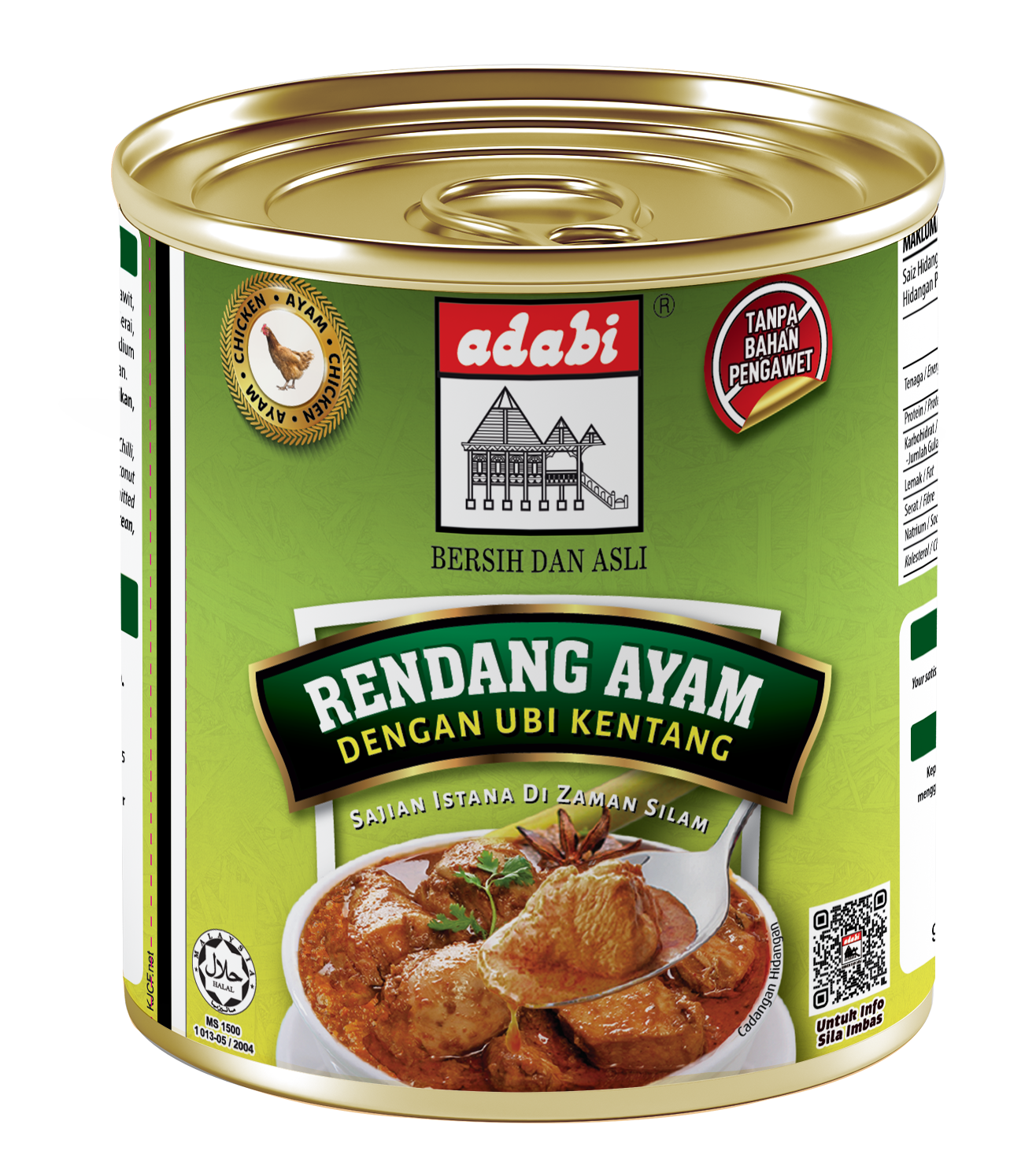 Chicken Rendang with Potatoes - Adabi