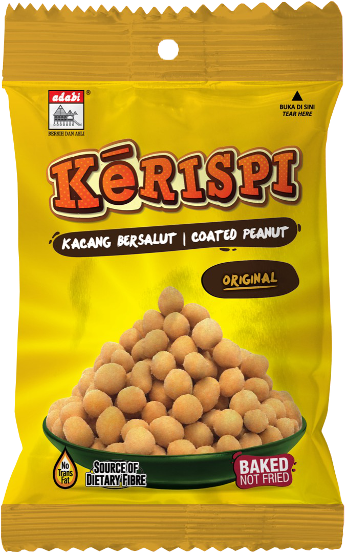 Kerispi Coated Peanut Original - Adabi